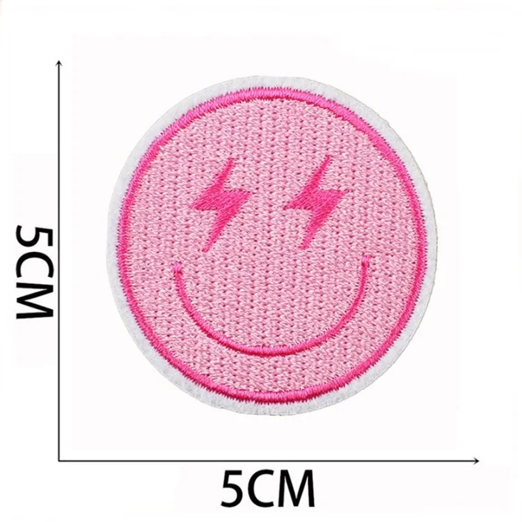 Custom Lovely Pink Sequin Applique Iron on Patches