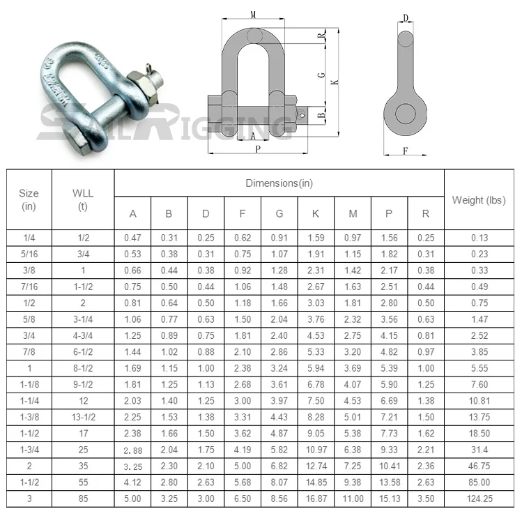 Adjustable Iron Steel U-Bolt Chain Shackle G2150 - ISO, CE, SGS Certified