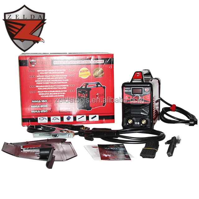 100% Duty Cycle Soldador Inverter Electrode Welding Plant 250amp Mma ...