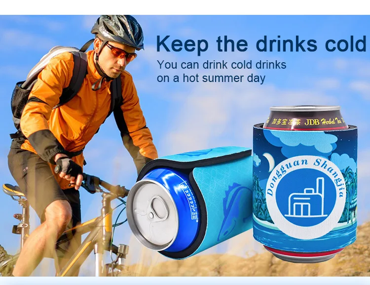 Customizable 12oz Neoprene Can Coolers - Waterproof & Insulated