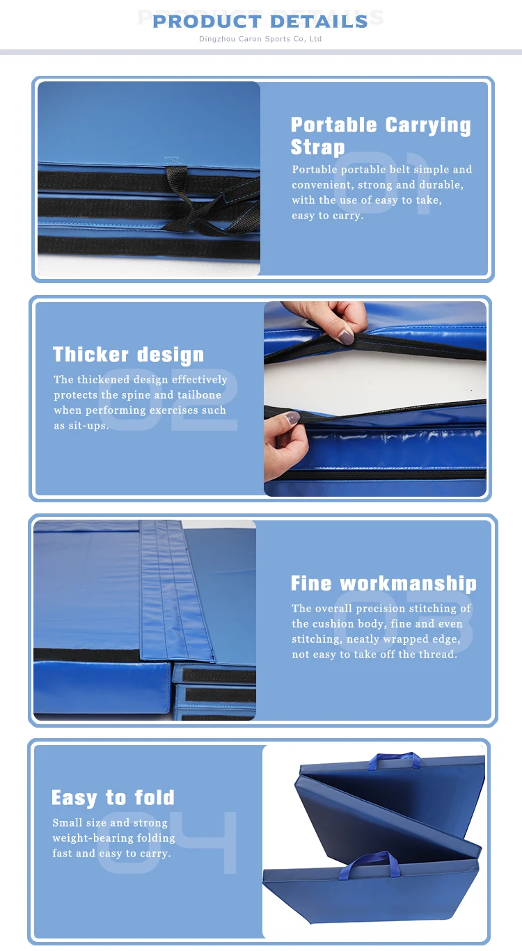 Customized Thick Gymnastics Crash Landing Mats - Safe & Durable