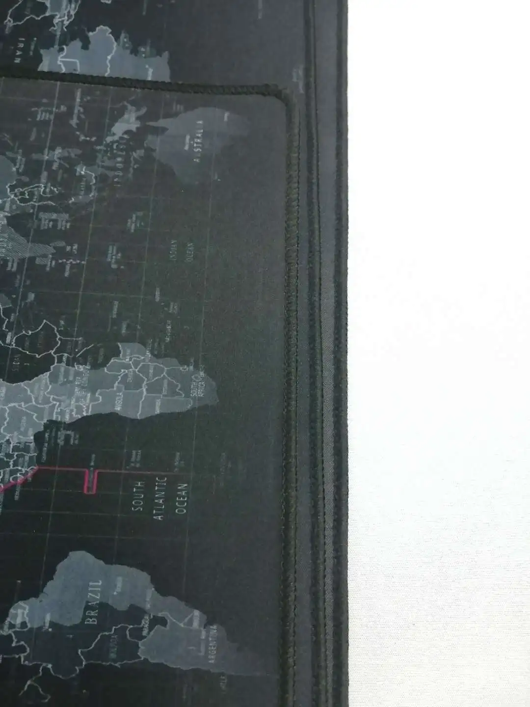 Game World Map Mouse Pad Natural Rubber Waterproof Large Table Mat ...