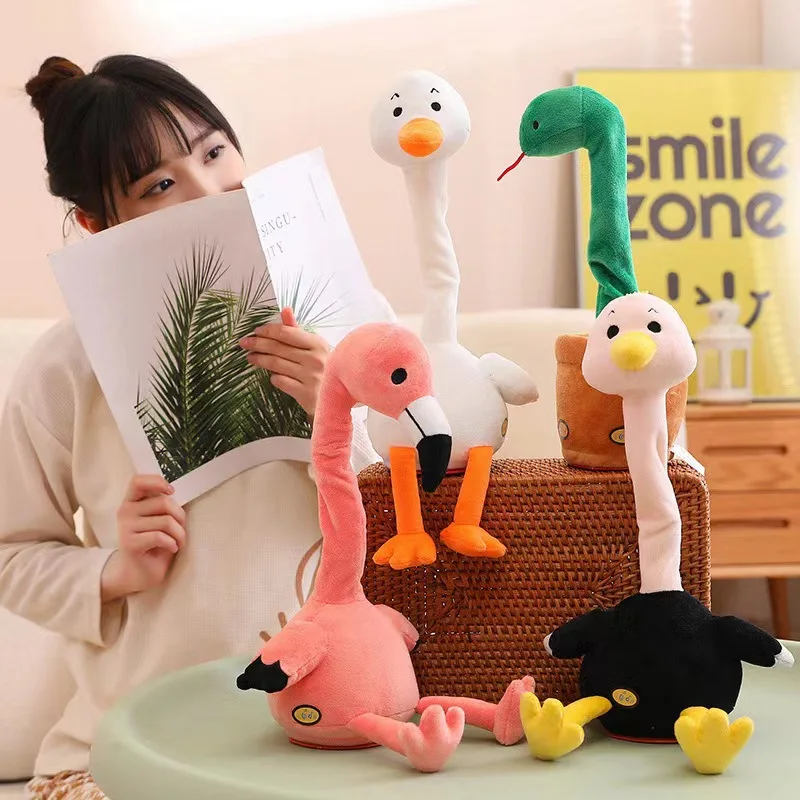 Dancing Electronic Plush Toy Singing Talking Record Repeating What You ...