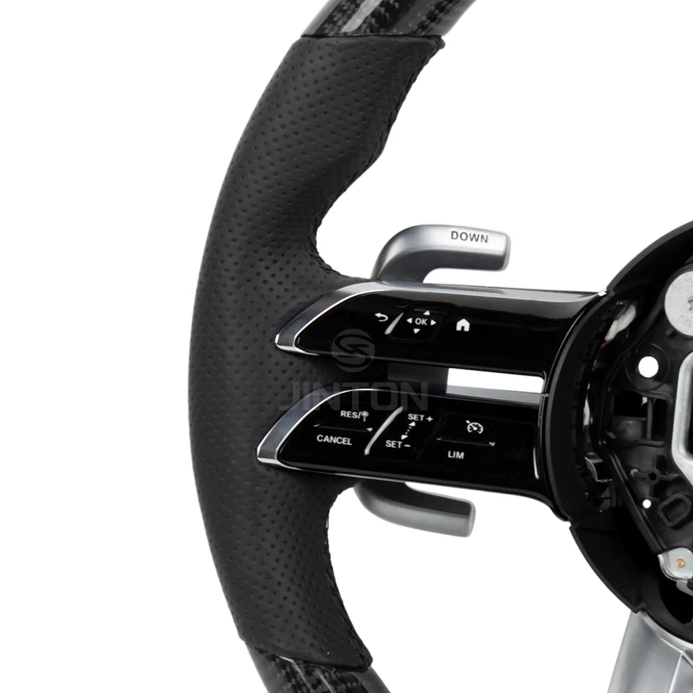 Led Carbon Fiber Steering Wheel For Benz Cla45 Amg W205 C63 G63 A45 E43 ...