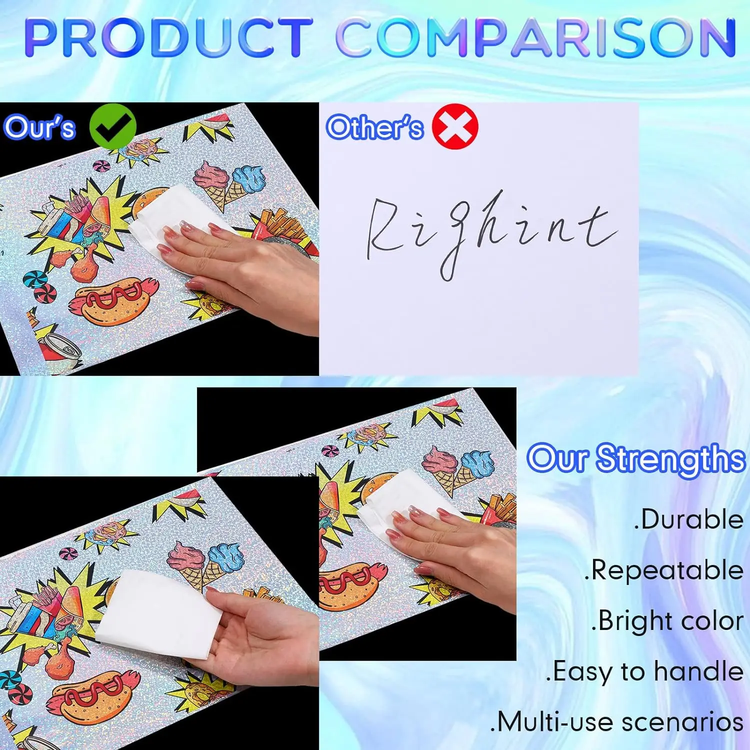 Custom 3d Anti-fake Adhesive Hologram Security Code Sticker Sheet Label ...