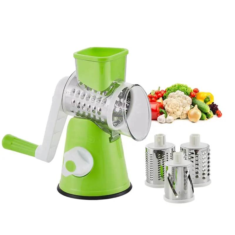 RAYBIN stainless steel hand rotary food roller vegetable cutter cheese ...