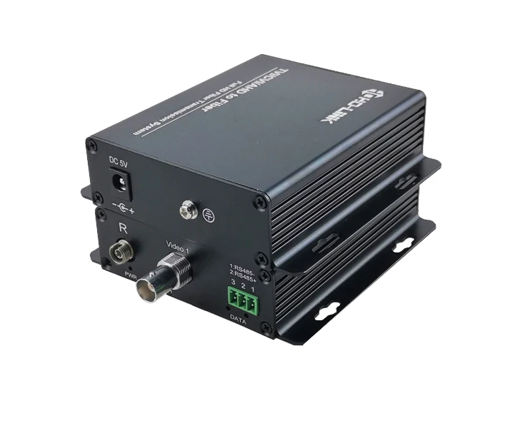 Coaxial To Fiber Optic Converter 1-channel 5mp Hd-ahd Hd-cvi Hd-tvi ...