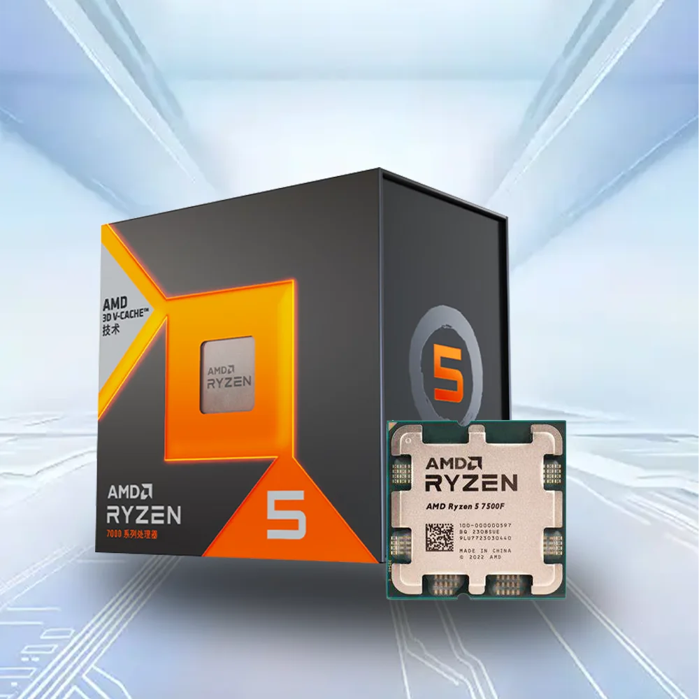 High-quality AMD Ryzen 5 Six Core 3.7ghz CPU - R5 7500F