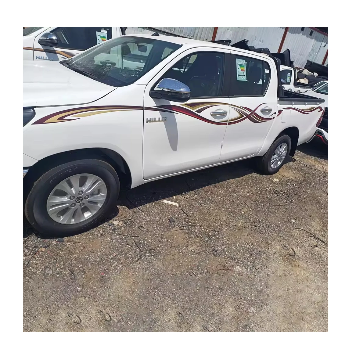 Decoration graphic car sticker pickup pvc car side protector door decal ...