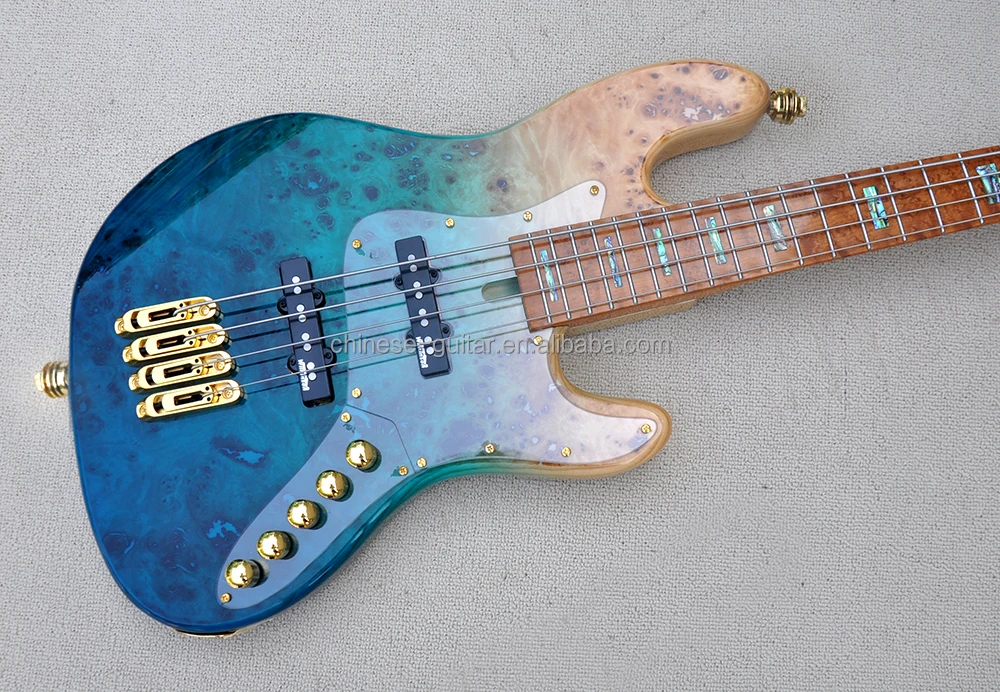 Flyoung 4 String Electric Bass Guitar - Roasted Maple Neck