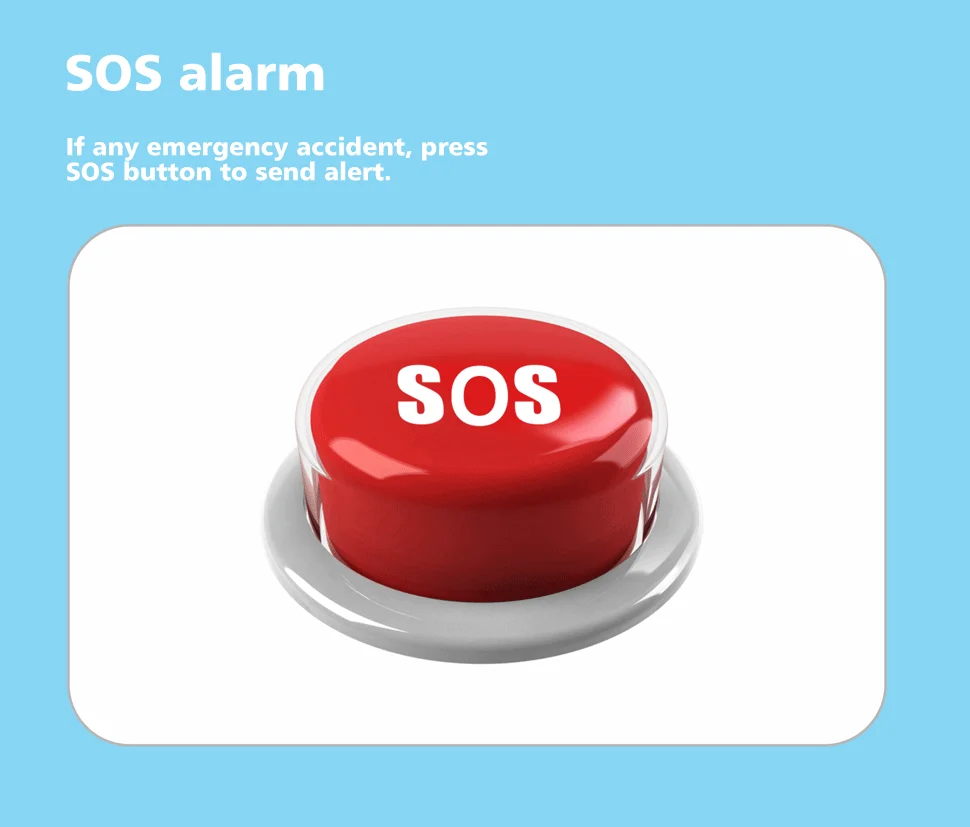 4G Smart GPS Tracker & Locator Student ID Card with SOS Alarm