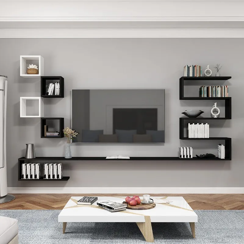 Modern Wooden Console Bench Tall Console Cabinet Office Tv Stand Wall ...