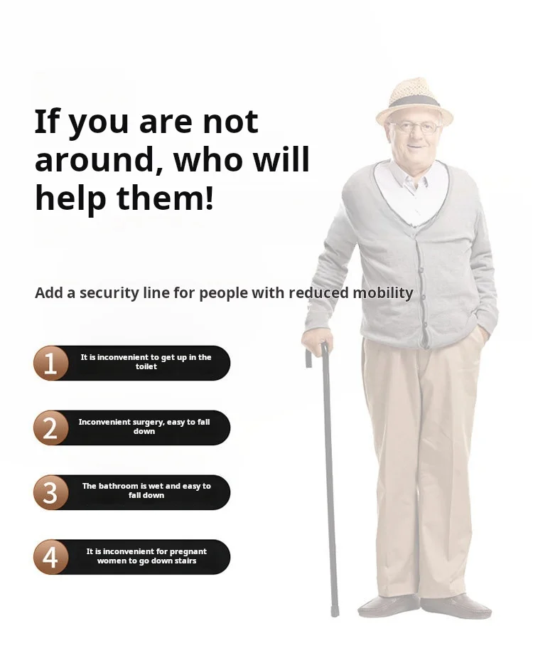 Disabled Corridor Help Anti-Slip Railings Barrier-Free U-Shaped SUS304 ...