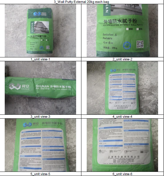 Waterproof Exterior Concrete Wall Putty Powder - Buy Fine-grained ...