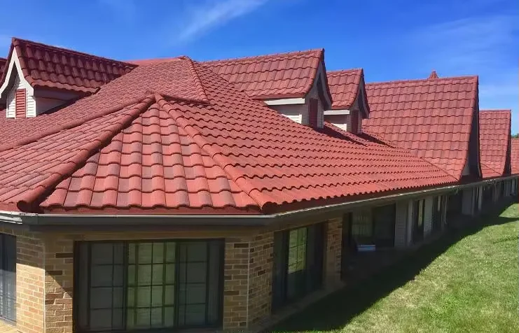 Mediterranean style corrugated roof tiles Semi-Cylindrical shape ...