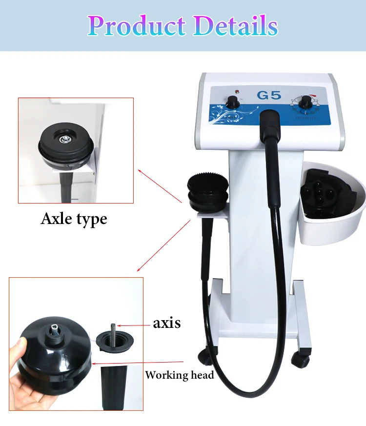 New Product Electric Full G5 Vibrator 5 Heads Massage Weight Loss Detox ...