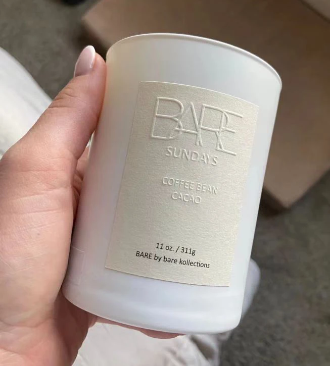 Customizable Textured Labels - Perfect for Cosmetic Packaging