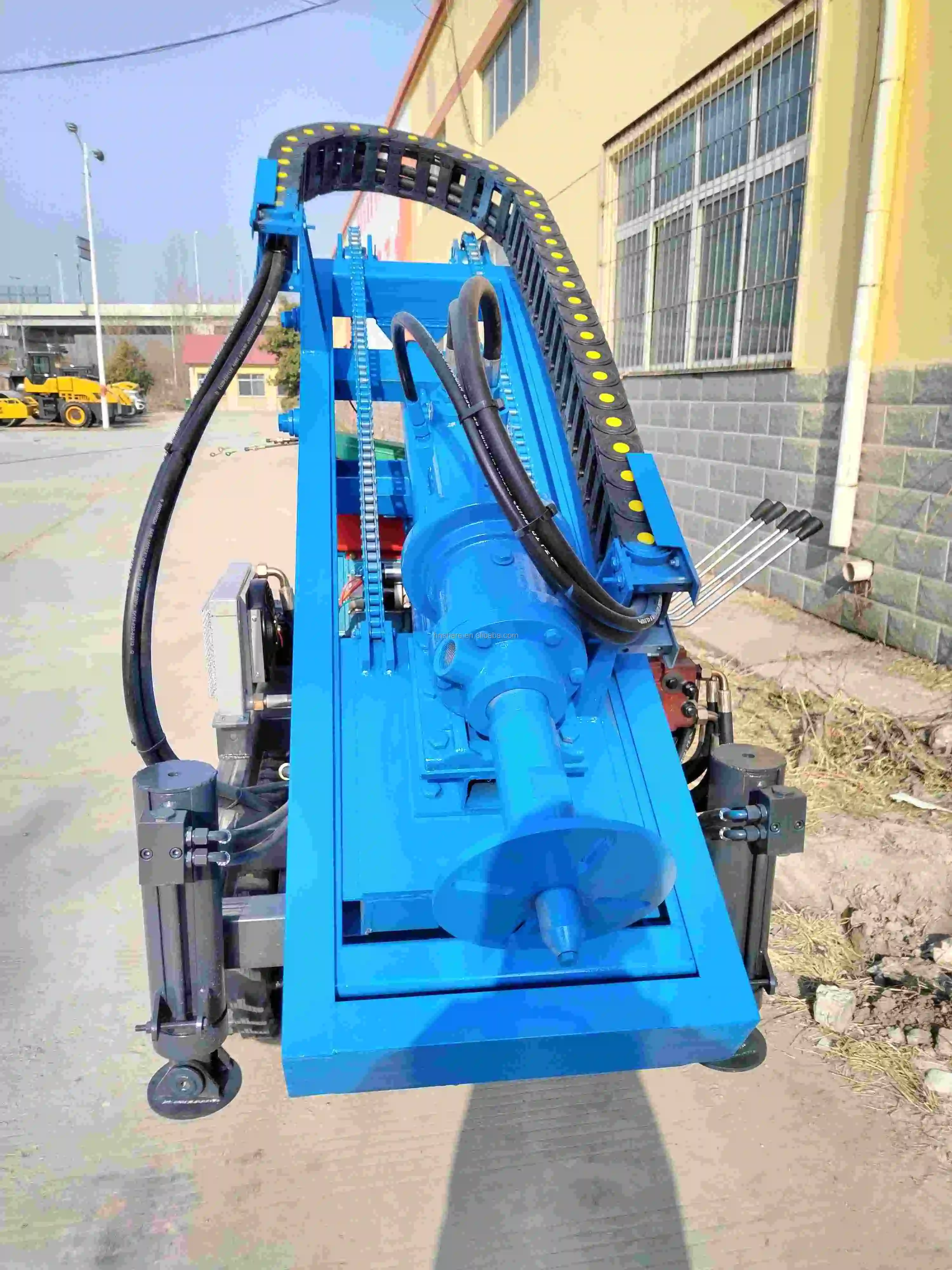 Portable Ground Screw Hydraulic Pile Driving Bored Piling Machine ...