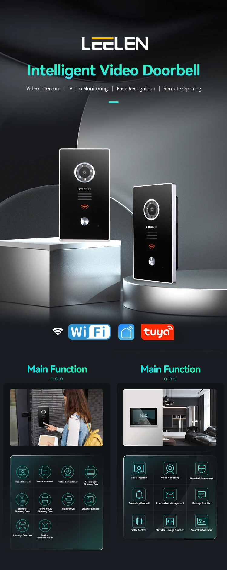 LEELEN Video Intercom - Secure & Convenient Home Access