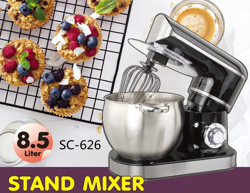 Industrial Mixer Machine Multi-functional Food Processor Stand Portable ...