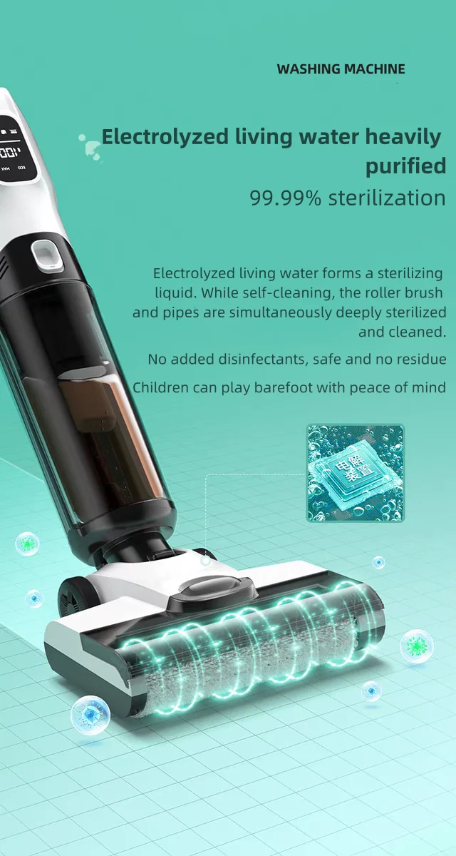 GT8 Smart Cordless Wet/dry Vacuum Cleaner and Floor Washer