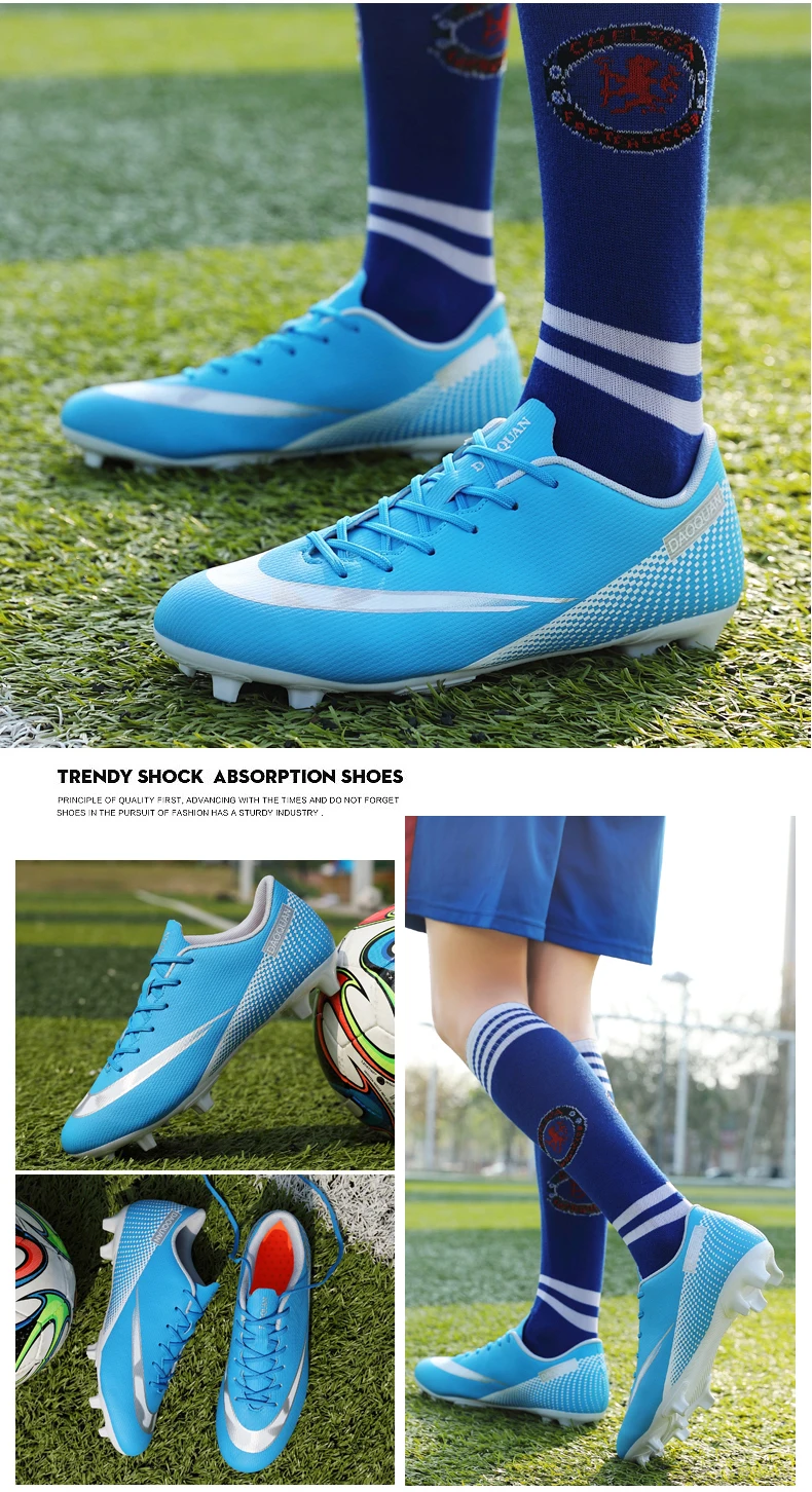 New Breathable Non-slip Football Non-slip Shoes Sports Shoes Men's ...