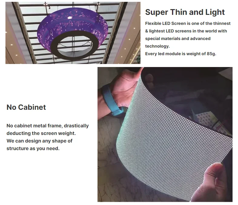 Best Modular LED Screen - Flexible Soft Display Panels