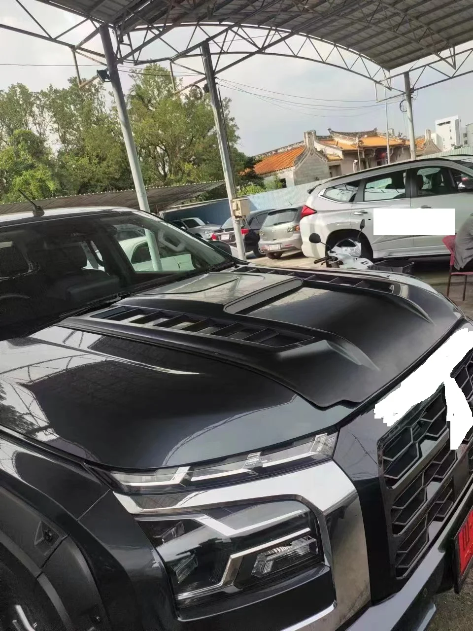 Alibaba.com: Matte Black ABS Pickup Truck Engine Hood for Triton L200 ...