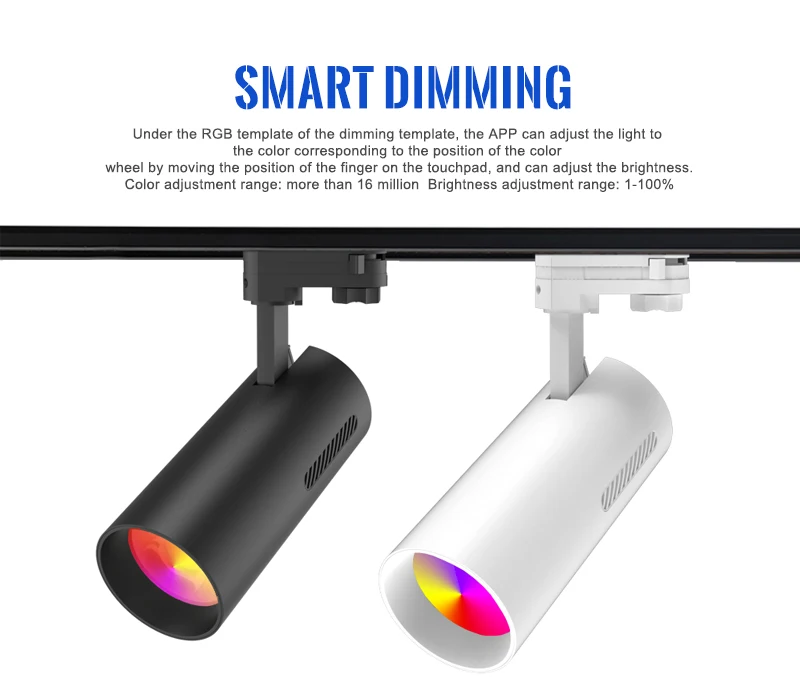 Good Supplier SAA CE Smart LED Track Light 15W 20W Dali Dimmable