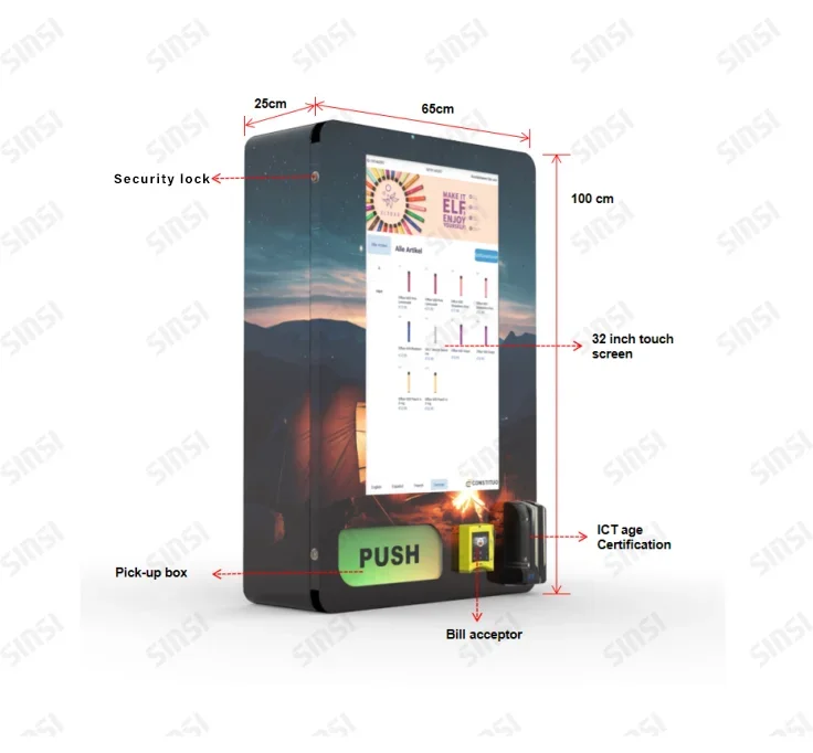 2024 New Design Trading Card Vending Machine Popular Smart Vending ...
