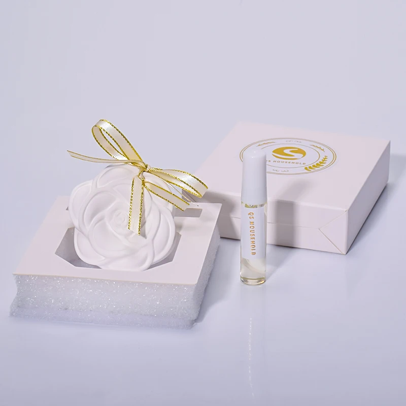 Ceramic Scented Sachet Hanging Plaster Aroma Fragrance Diffuser Stone ...