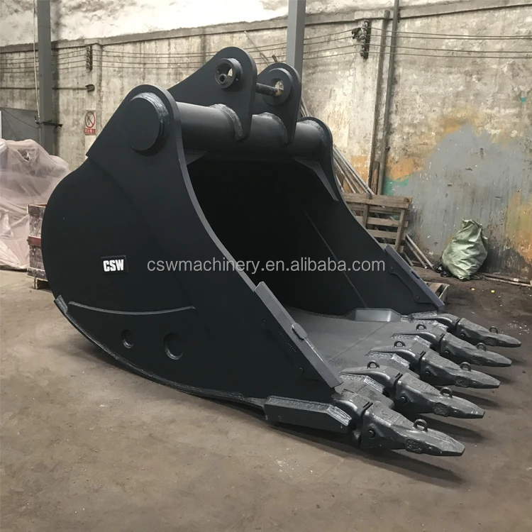 CSW Heavy Duty Digging Bucket - Trench Bucket for 45 Ton Excavators