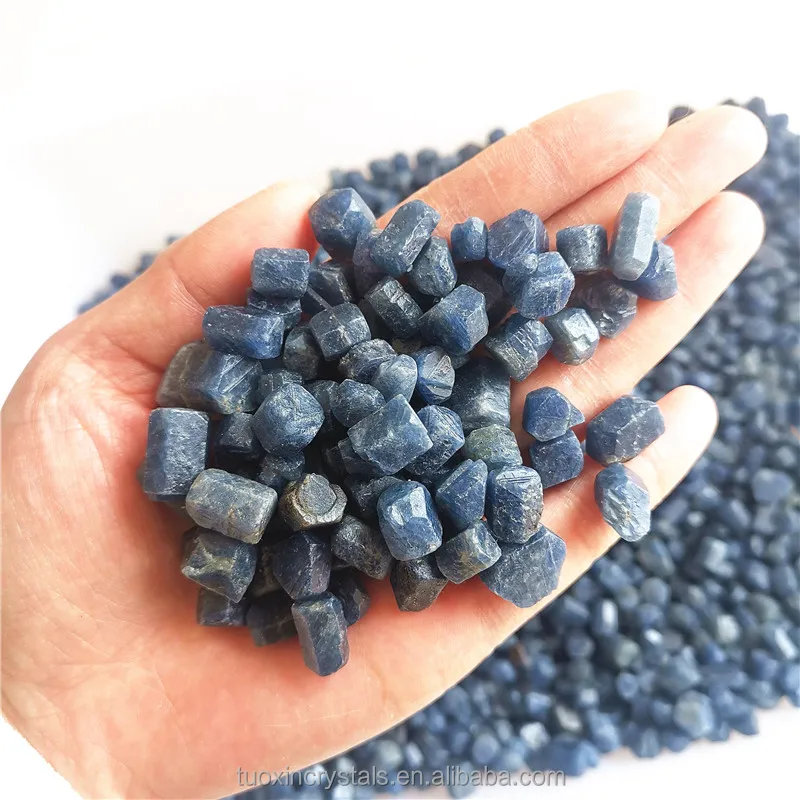 Wholesale Price Natural Blue Corundum Stone Rough Raw Sapphire Gemstone ...