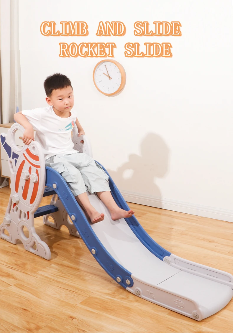 Kids Slide for Toddlers Age 1-3 Plastic Folding Indoor Freestanding ...