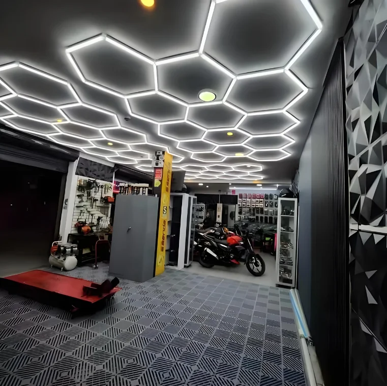 Honeycomb Led Light Set Led Hexagonal Grid Honeycomb Lights Hexagonal ...