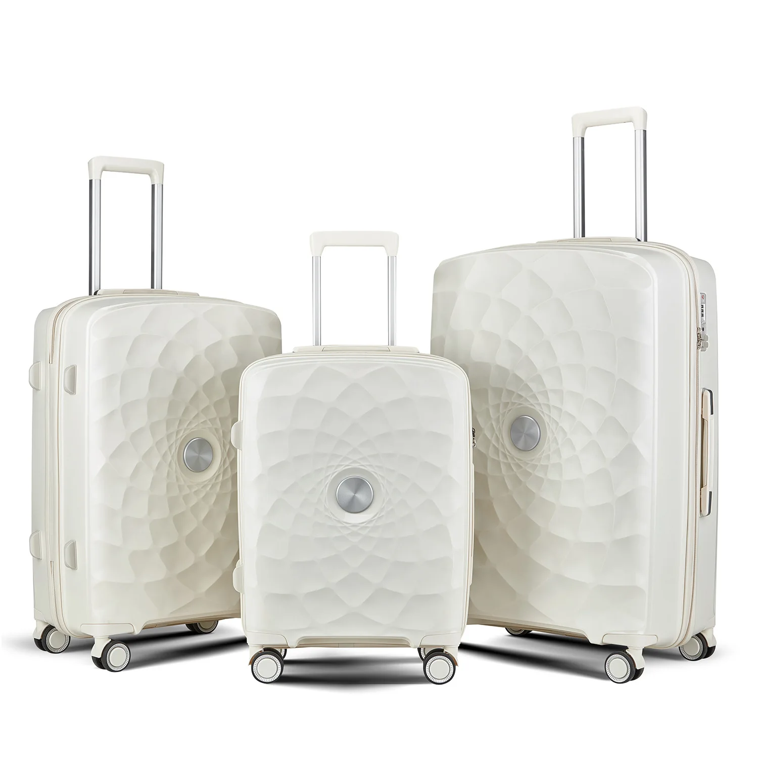 Trolley Case Bag Valise 3 Pieces Suitcase Set - Spinner Wheels