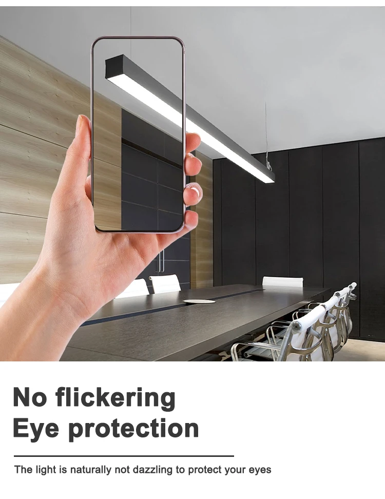 Office Linear Led Pendant Light Linear Led Tube Linear Led Suspended ...