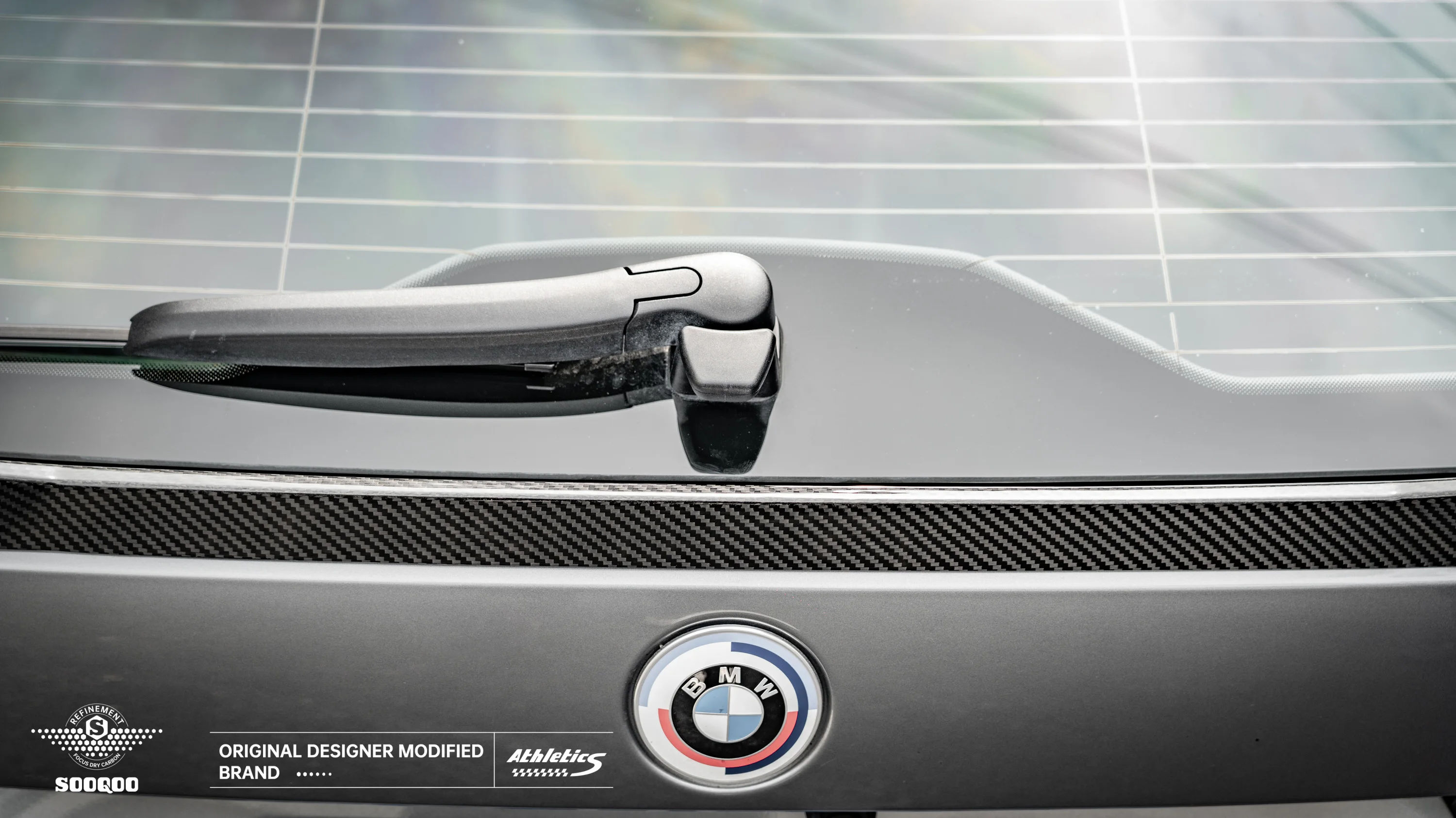 Dry Carbon Fiber SQ Style Spoiler for BMW M3 G81 Touring