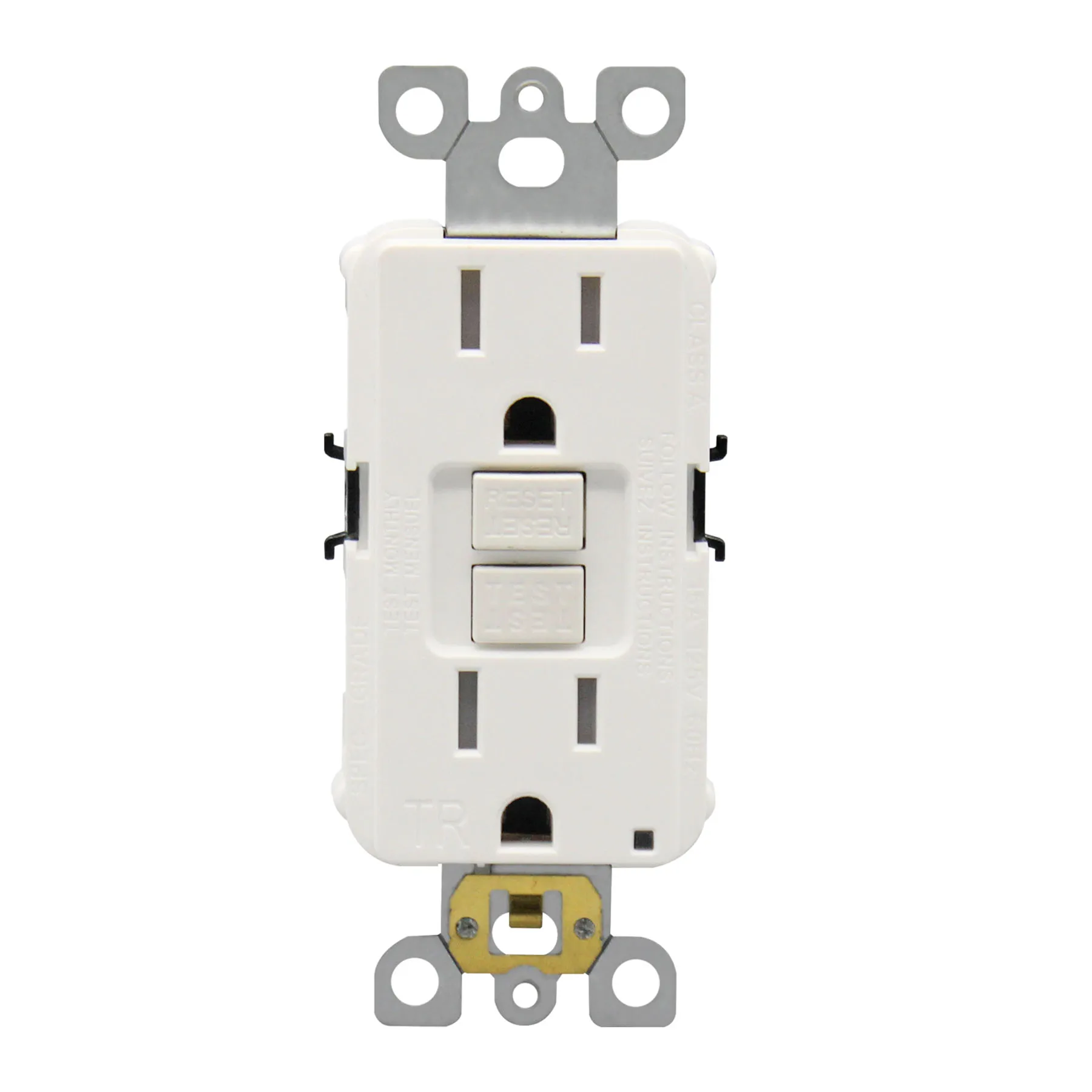 GFCI 15A 125V US Ground Fault Circuit Interrupter Electrical Socket ...