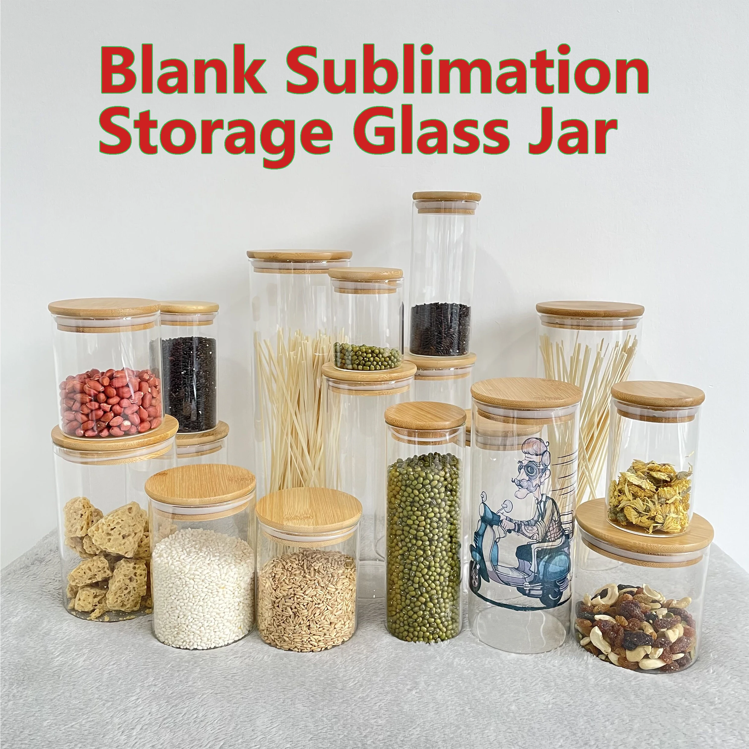 Sublimation Blanks Mason Storage Jars - Versatile & Stylish
