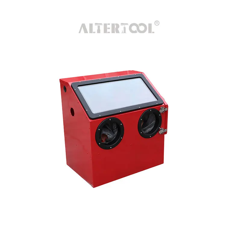 Altertool Portable 100L Sandblast Cabinet Bench Sandblasting Cabinet With LED Light| Alibaba.com