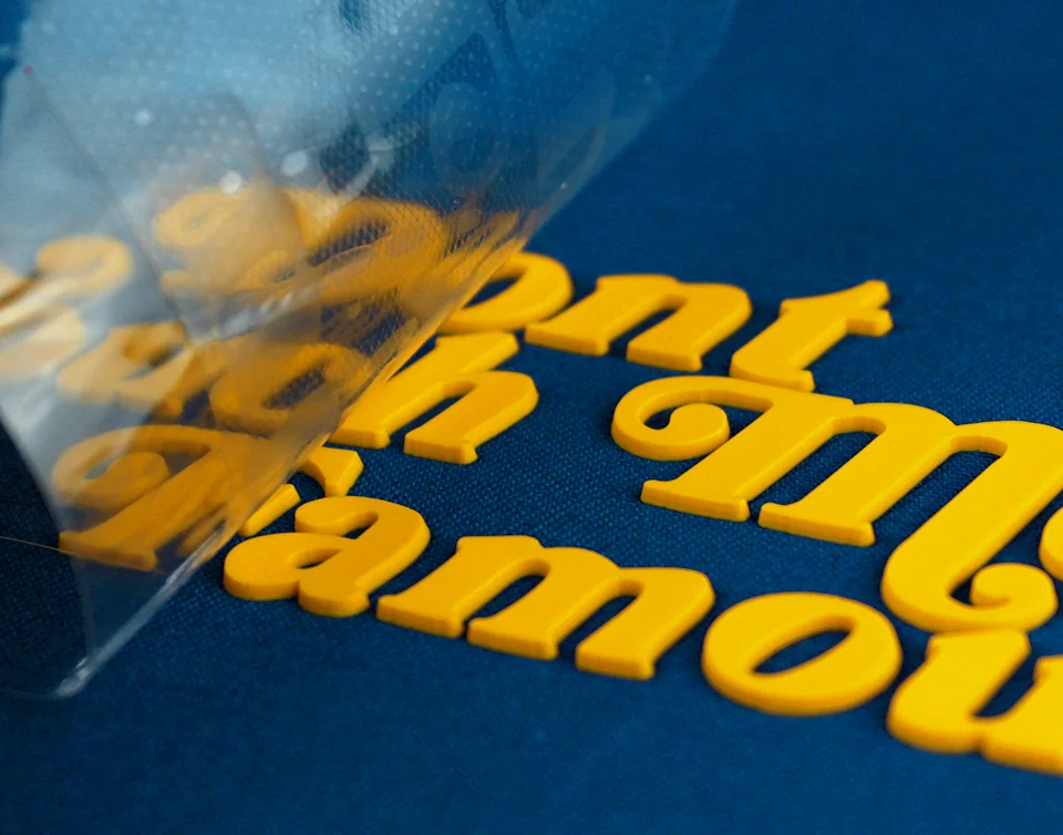 Luxury Custom 3D LOGO Silicon Patches Heat Transfer on Clothing Rubber ...