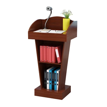 Modern Wood Pulpit Podium Stand For Church School Cheap Lectern Podium ...