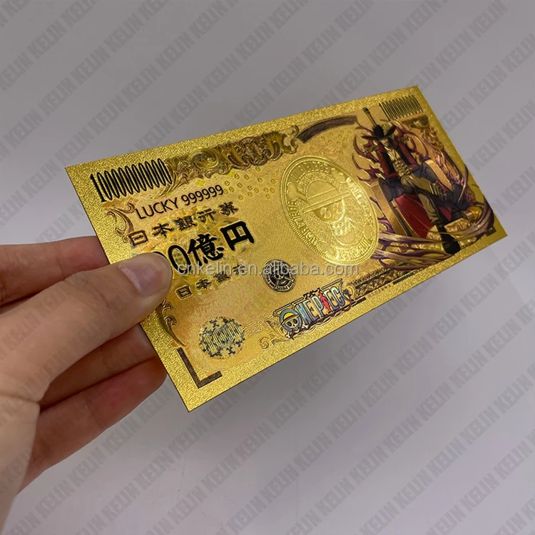 High Quality 14 Types Japanese Classic Anime One Piece 10000 Yen Money ...