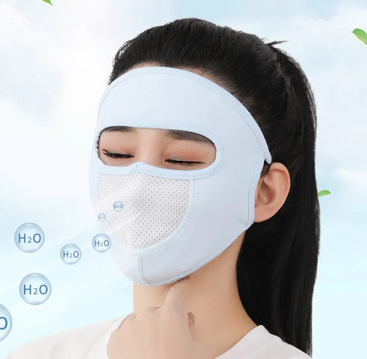 DC020 Summer Breathable Ice Silk Sunscreen Mask - Protection for All ...