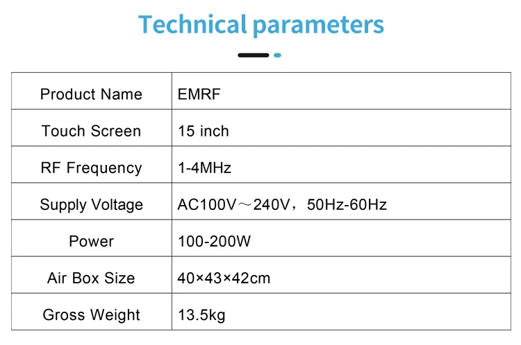 Rf Electroporation Radio Frequency Instrument Skin Rejuvenation Beauty ...