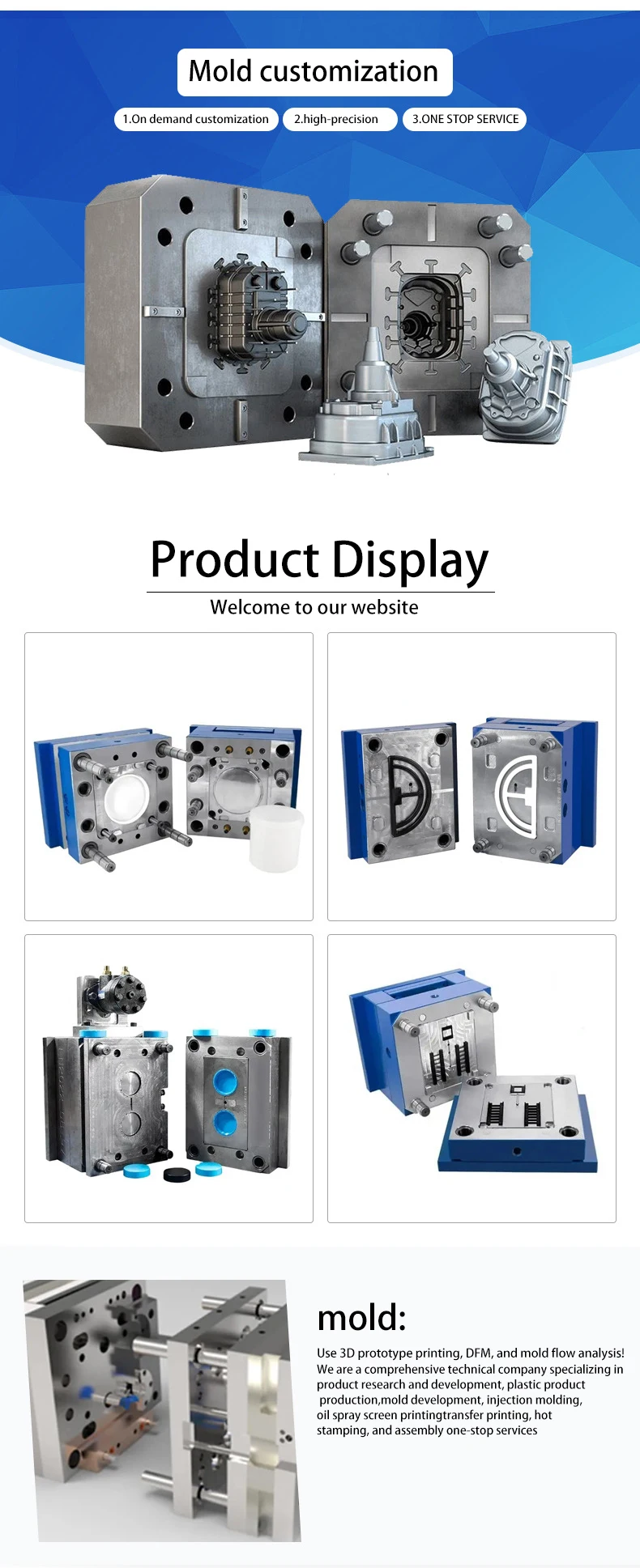 Accept Customers Drawings And Samples Mold Manufacturing,Plastic ...