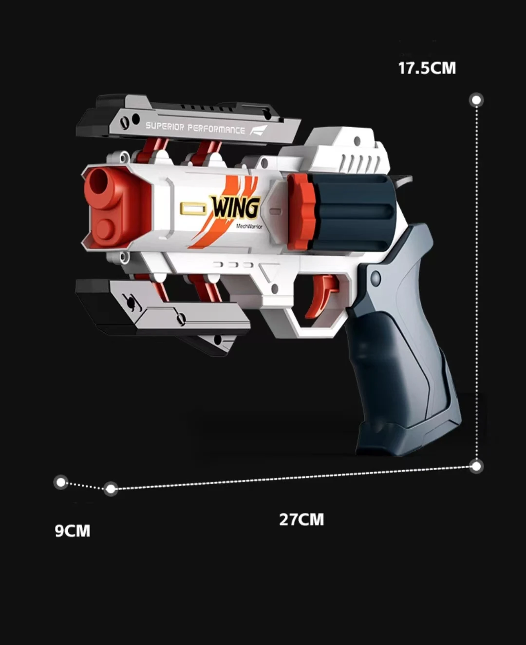 Blue Sniper Soft Bullet Toy Guns - Fun & Safe for Kids