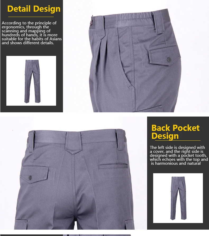 Reflective Work Uniform Factory Safety Long Sleeves Working Clothes ...