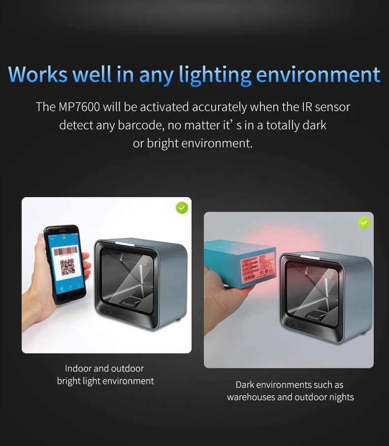 Barcode Scanning Platform Infrared Accurate Sensing Fill Light Does Not ...